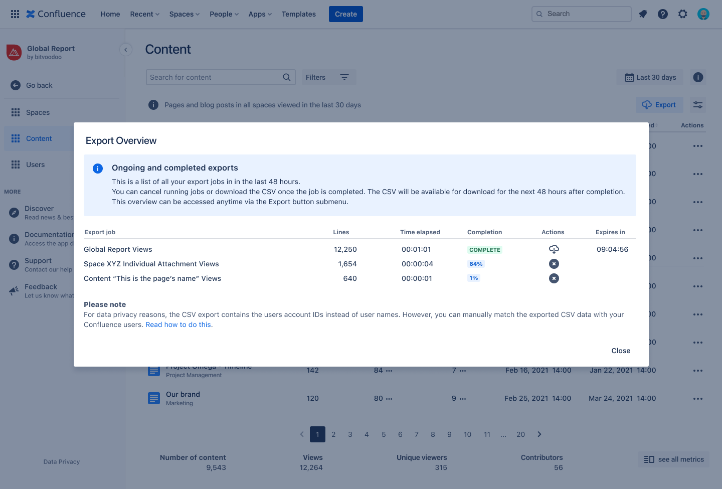 📥 Export Viewtracker Data